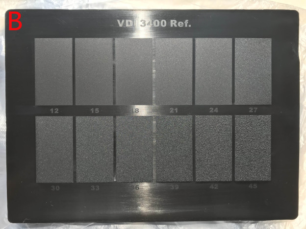 VDI 3400, mold texturing, VDI finish